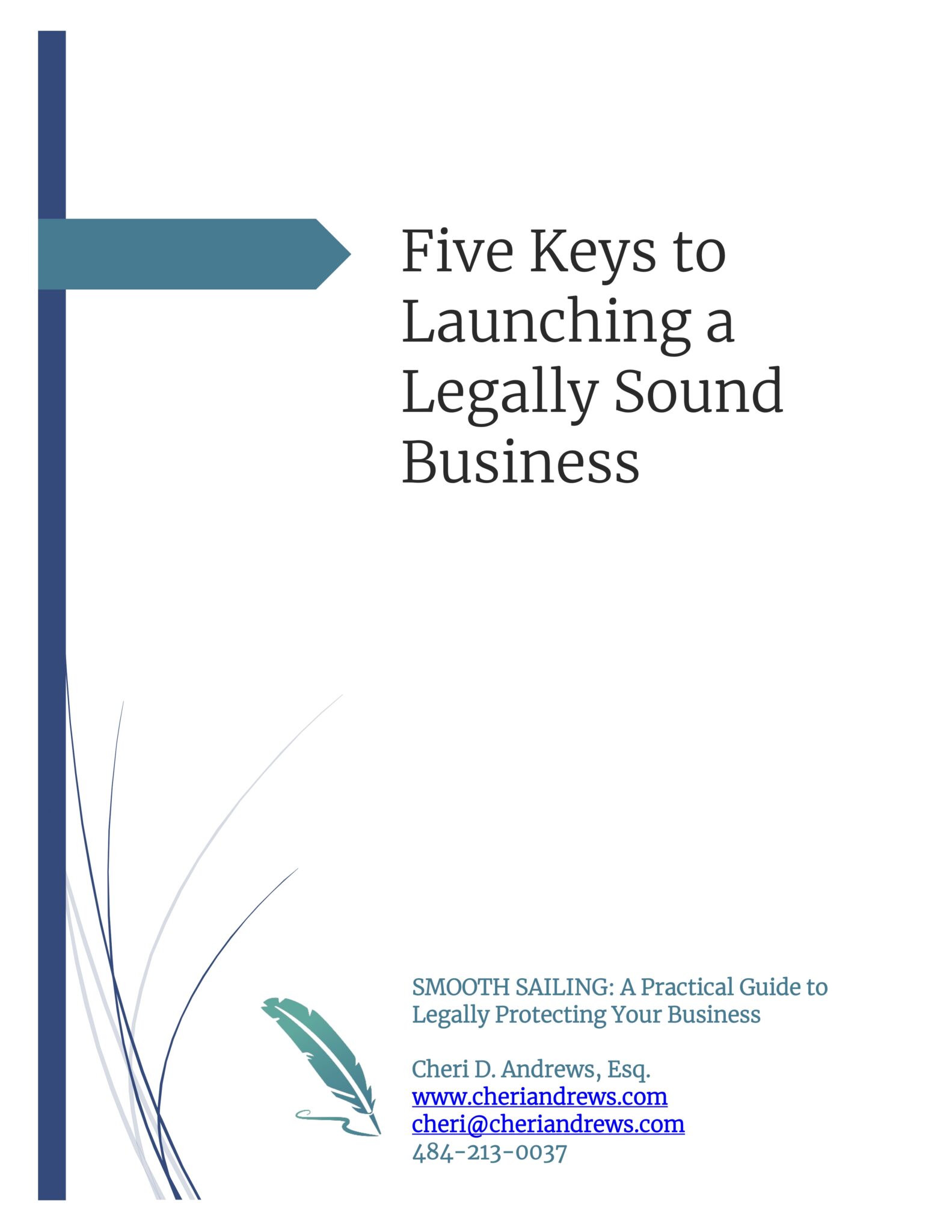 Five Keys to Launching a Legally Sound Business - Cheri Andrews